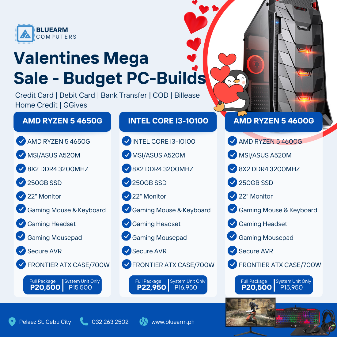 AMD RYZEN 5 4600G SBV4 – BlueArm Computer Store