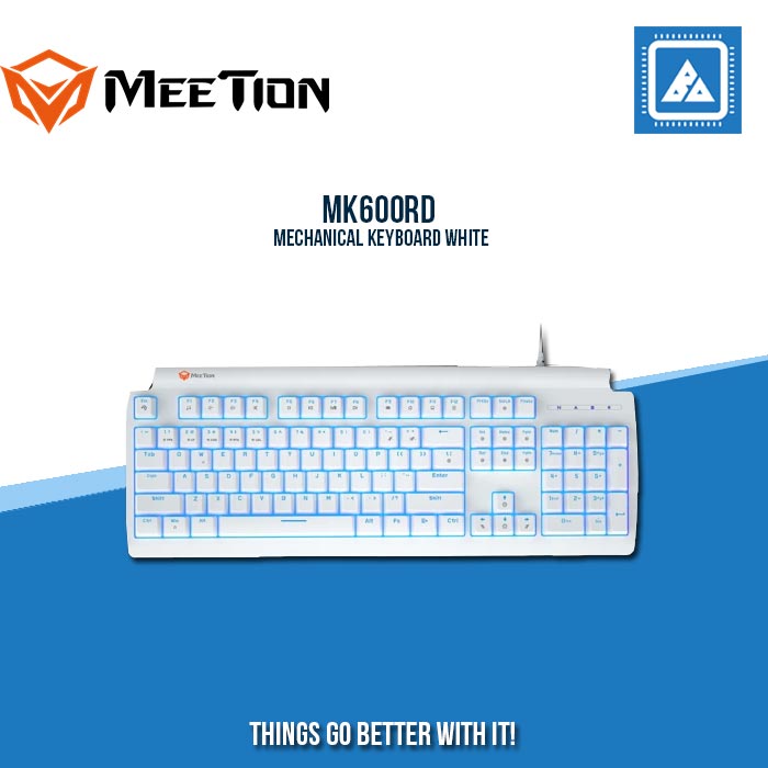 MK600RD MECHANICAL KEYBOARD WHITE – BlueArm Computer Store