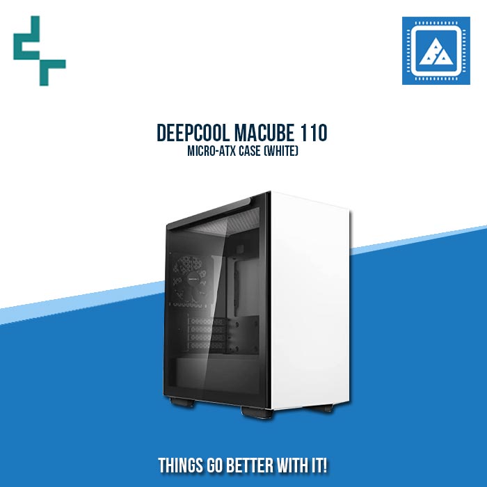 DEEPCOOL MACUBE 110 MICRO-ATX CASE (WHITE) – BlueArm Computer Store