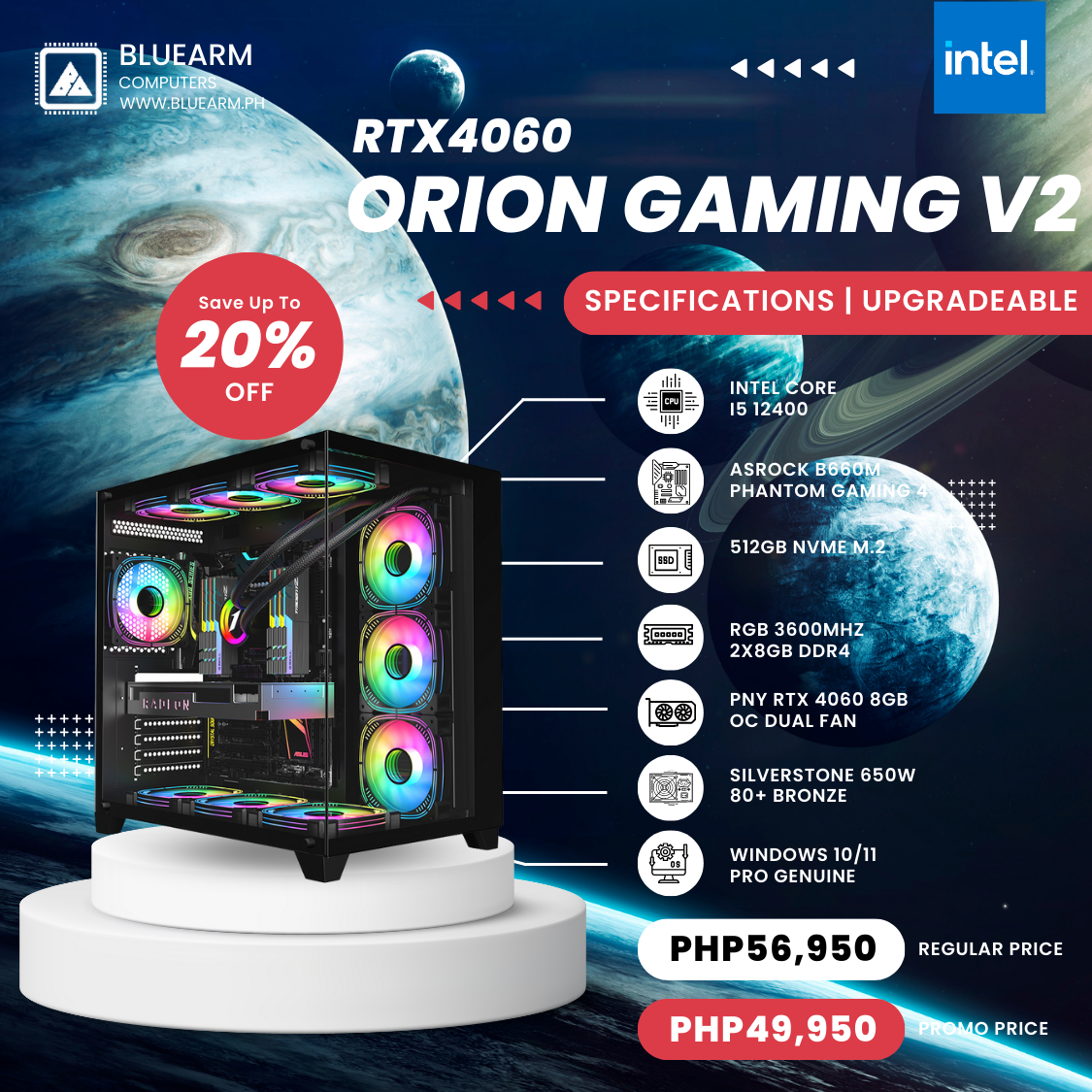 Orion Gaming Build V2 – BlueArm Computer Store