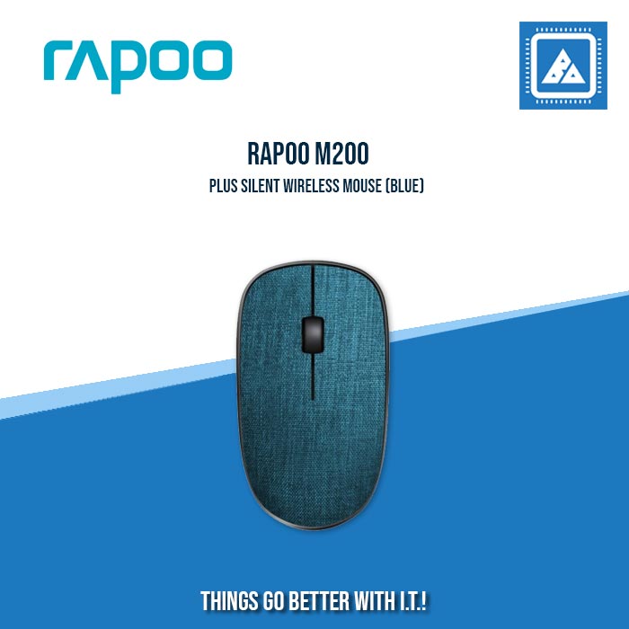 RAPOO M200 PLUS SILENT WIRELESS MOUSE (BLUE) – BlueArm Computer Store