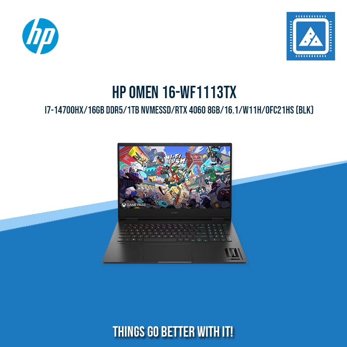 HP OMEN 16-WF1113TX i7-14700HX/16GB DDR5/1TB NVMeSSD/RTX 4060 8GB | BE ...