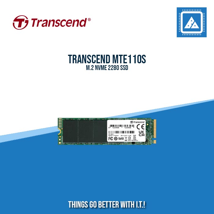 TRANSCEND MTE110S M.2 NVME 2280 SSD – BlueArm Computer Store