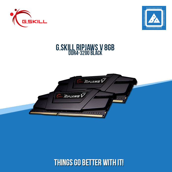 G.SKILL RIPJAWS V 8GB DDR4-3200 BLACK – BlueArm Computer Store