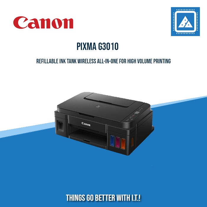CANON PIXMA INK EFFICIENT G3010 MULTIFUNCTION PRINTER W/ WIFI – BlueArm ...