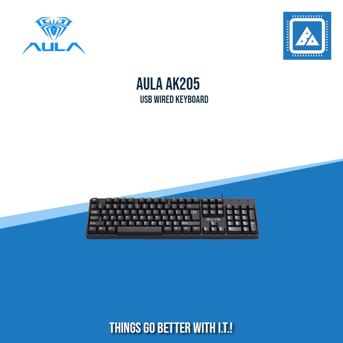 AULA AK205 USB WIRED KEYBOARD – BlueArm Computer Store