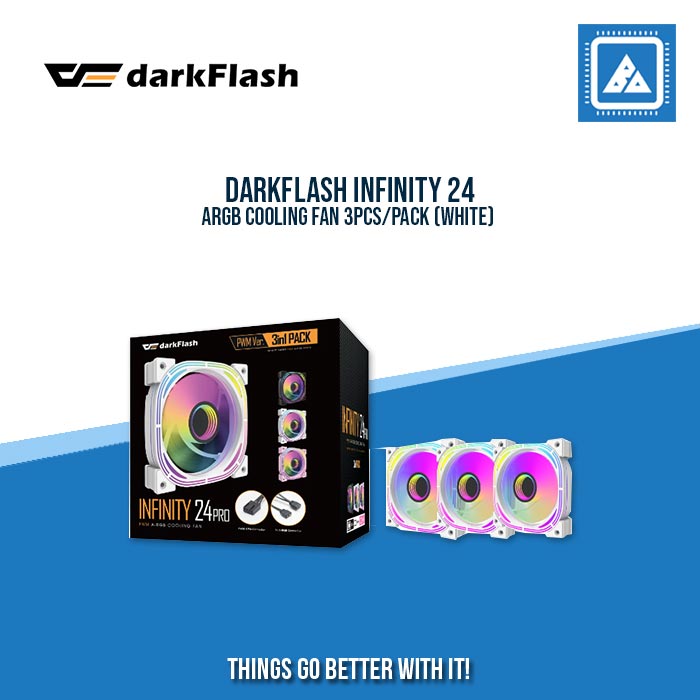 DARKFLASH INFINITY 24 ARGB COOLING FAN 3PCS/PACK – BlueArm Computer Store