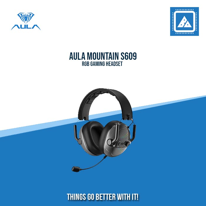 AULA MOUNTAIN S609 RGB GAMING HEADSET – BlueArm Computer Store