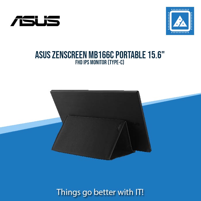 ASUS ZENSCREEN MB166C PORTABLE 15.6" FHD IPS MONITOR (TYPE-C) – BlueArm ...