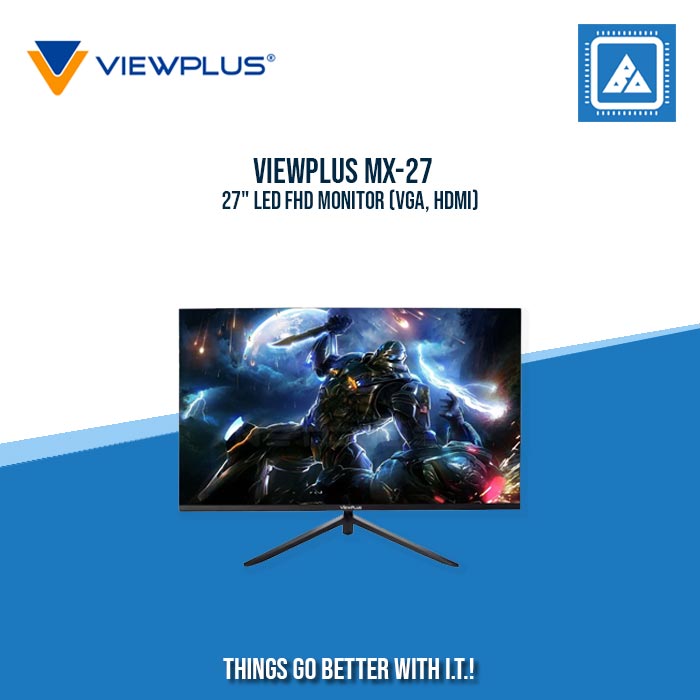 VIEWPLUS MX-27 27" LED FHD MONITOR (VGA, HDMI) – BlueArm Computer Store