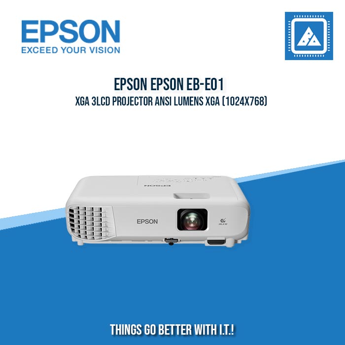 EPSON EPSON EB-E01 XGA 3LCD PROJECTOR ANSI LUMENS XGA (1024X768 ...