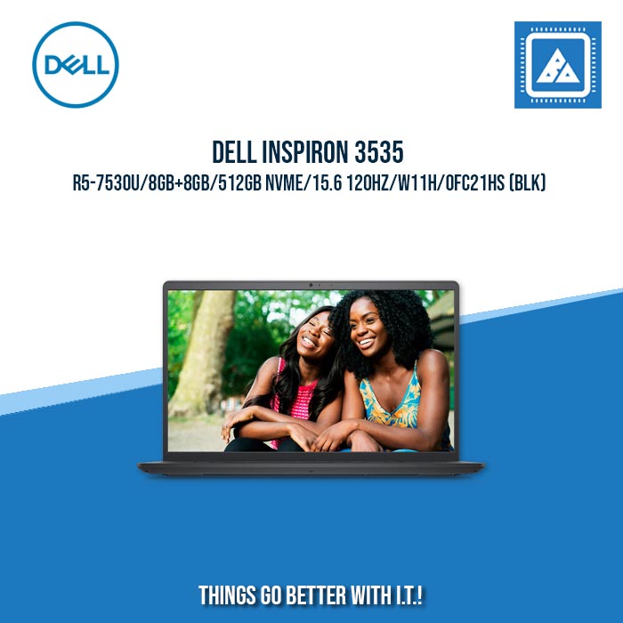 DELL INSPIRON 3535 R5-7530U/8GB+8GB/512GB NVME | BEST FOR STUDENTS AND ...