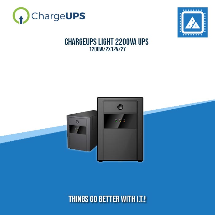 CHARGEUPS LIGHT 2200VA UPS 1200W/2X12V/2Y – BlueArm Computer Store