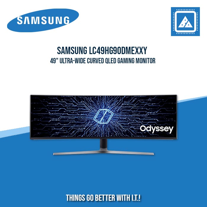 SAMSUNG LC49HG90DMEXXY 49" ULTRA-WIDE CURVED QLED GAMING MONITOR ...