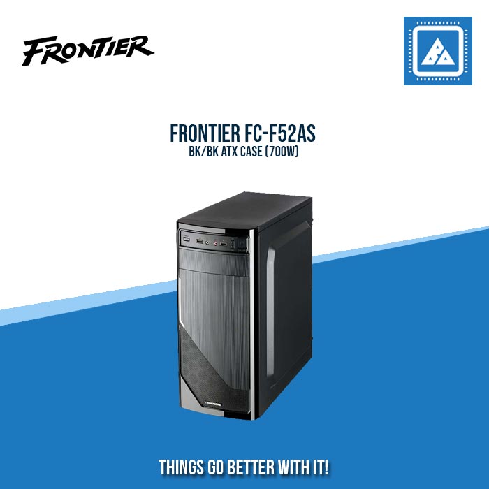 FRONTIER FC-F52AS BK/BK ATX CASE (700W) – BlueArm Computer Store