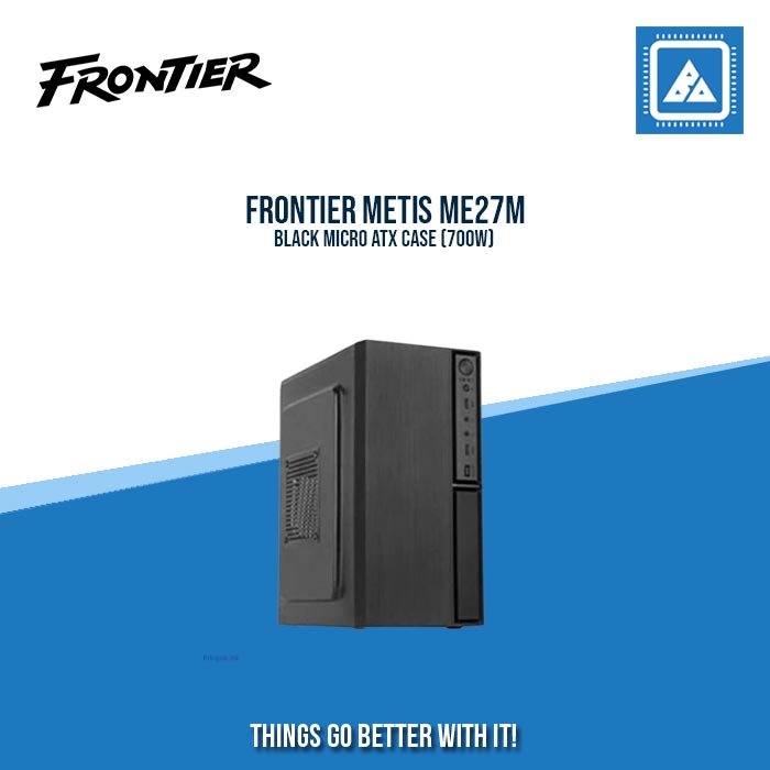 FRONTIER METIS ME27M BLACK MICRO ATX CASE (700W) – BlueArm Computer Store