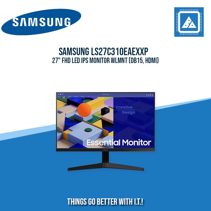 SAMSUNG LS27C310EAEXXP 27" FHD LED IPS MONITOR WLMNT (DB15, HDMI ...