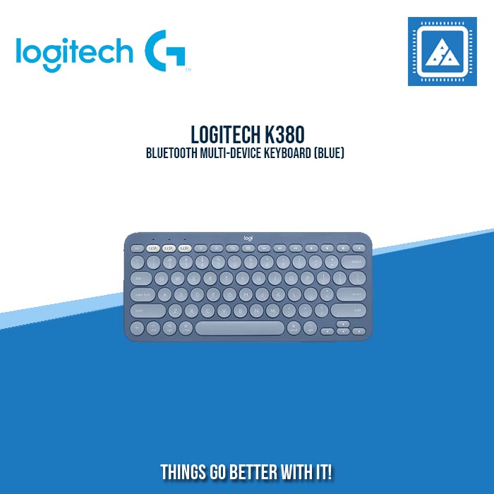 LOGITECH BLUETOOTH MULTI-DEVICE KEYBOARD K380 (BLUE) – BlueArm Computer ...