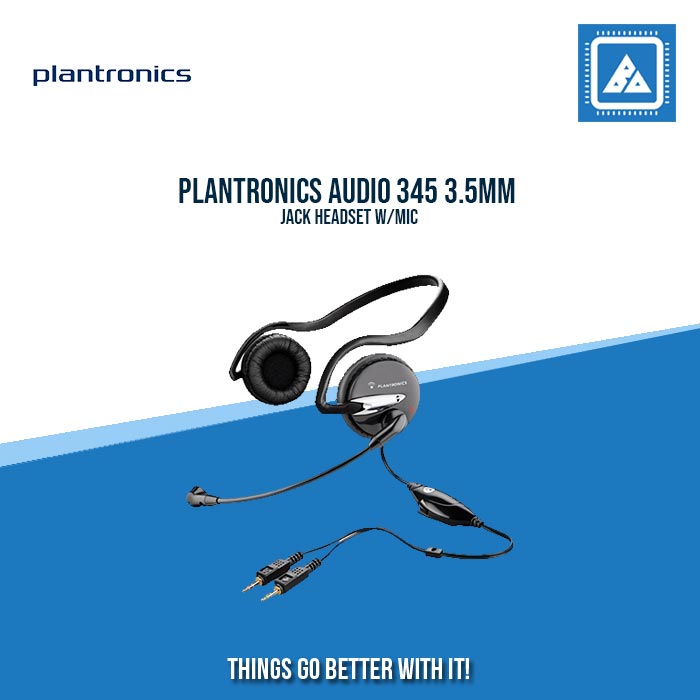 PLANTRONICS AUDIO 345 3.5MM JACK HEADSET W/MIC – BlueArm Computer Store