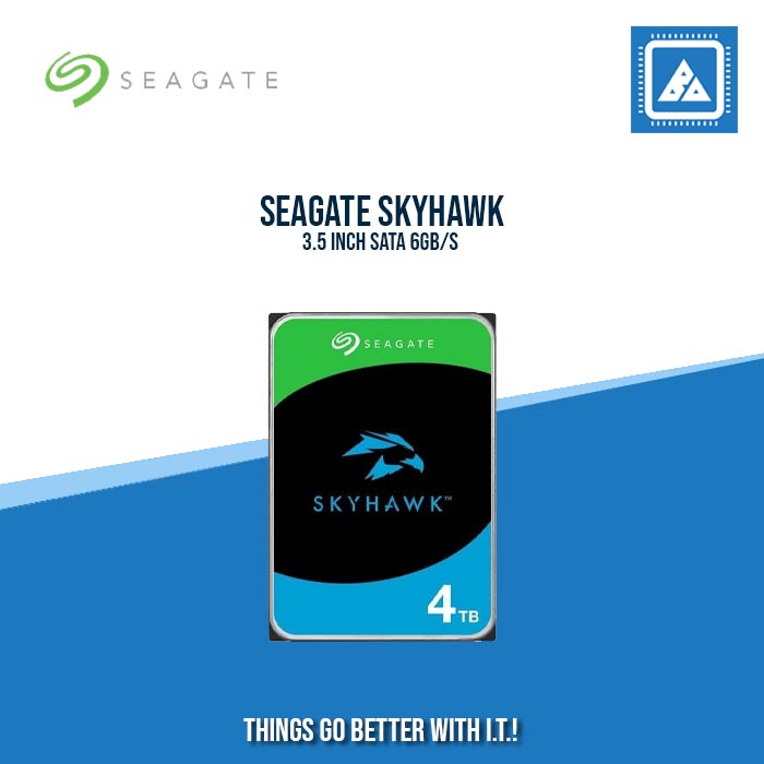 SEAGATE 4TB SKYHAWK SATA 6GB/S – BlueArm Computer Store