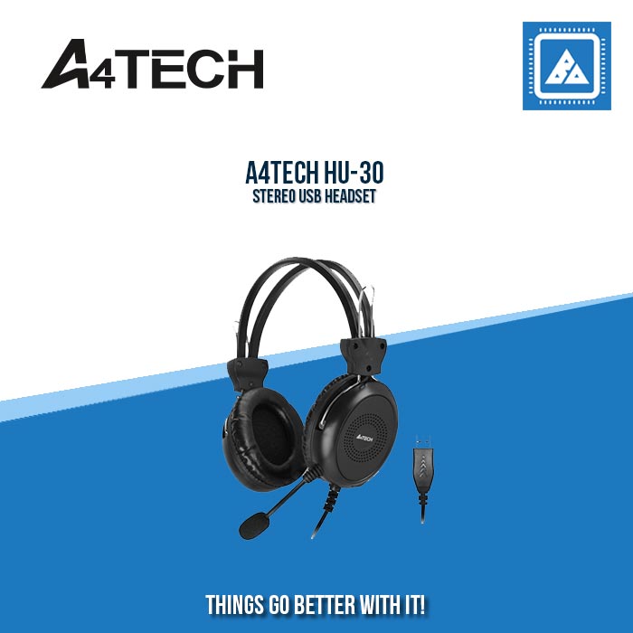 A4TECH HU-30 STEREO USB HEADSET – BlueArm Computer Store