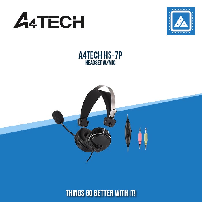 A4TECH HS-7P HEADSET W/MIC – BlueArm Computer Store