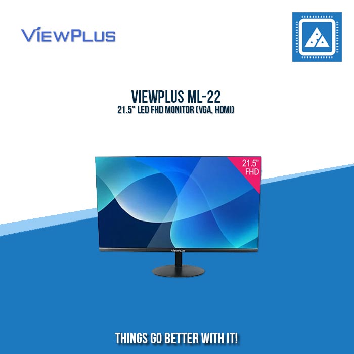 VIEWPLUS ML-22 21.5" LED FHD MONITOR (VGA, HDMI) – BlueArm Computer Store