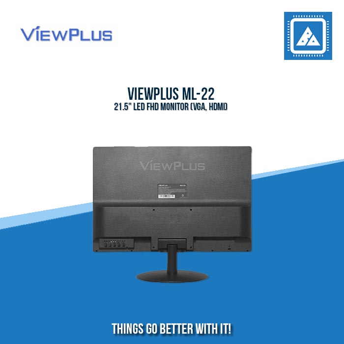 VIEWPLUS ML-22 21.5" LED FHD MONITOR (VGA, HDMI) – BlueArm Computer Store