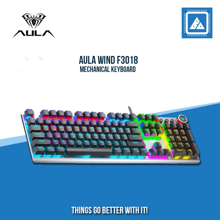 AULA WIND F3018 MECHANICAL KEYBOARD – BlueArm Computer Store