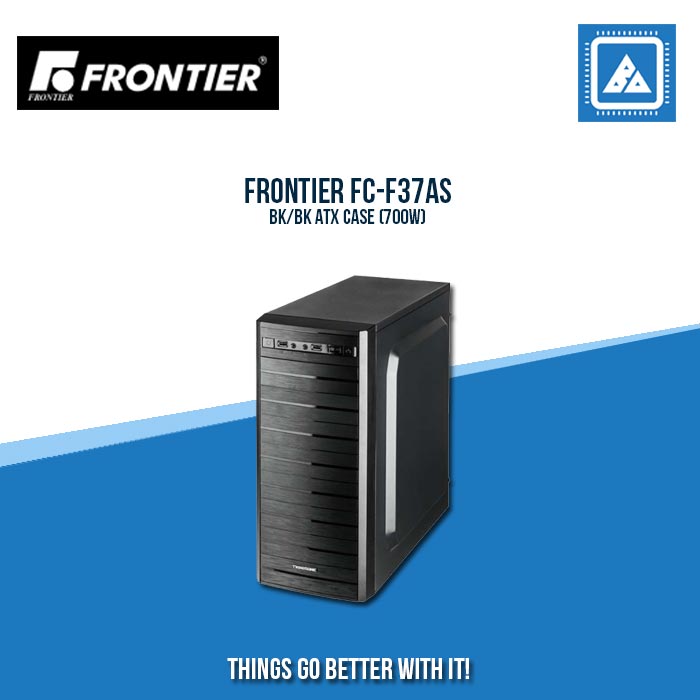 FRONTIER FC-F37AS BK/BK ATX CASE (700W) – BlueArm Computer Store