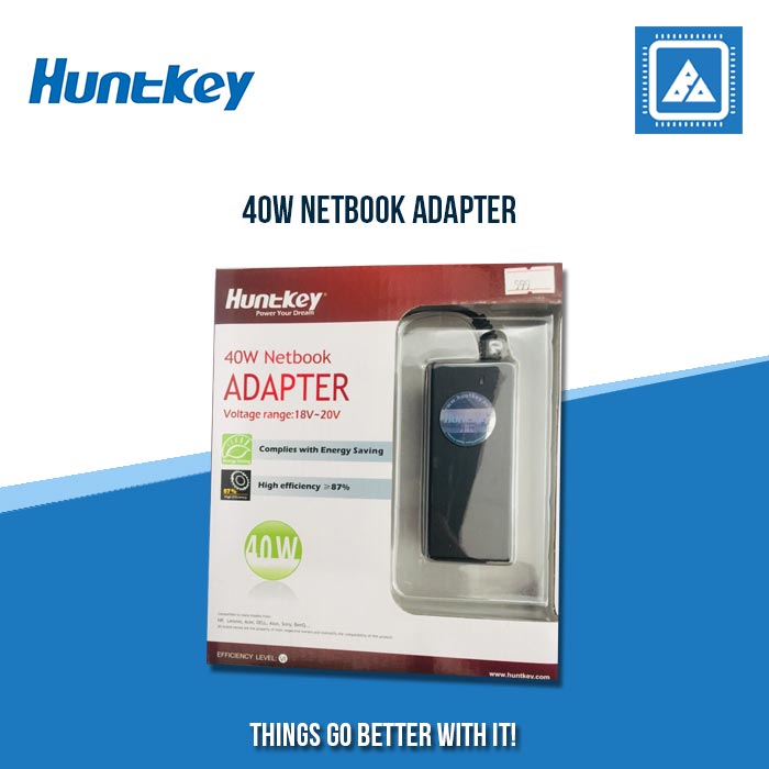 HUNKEY 40W NETBOOK ADAPTER – BlueArm Computer Store