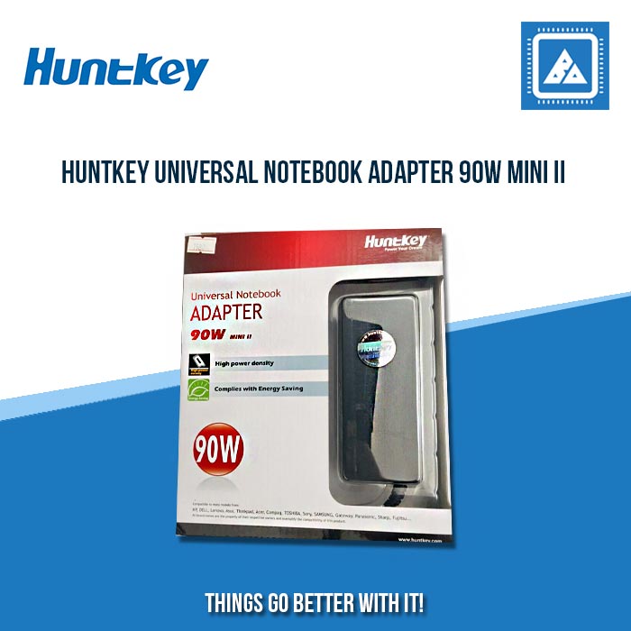 HUNTKEY UNIVERSAL NOTEBOOK ADAPTER 90W MINI II – BlueArm Computer Store