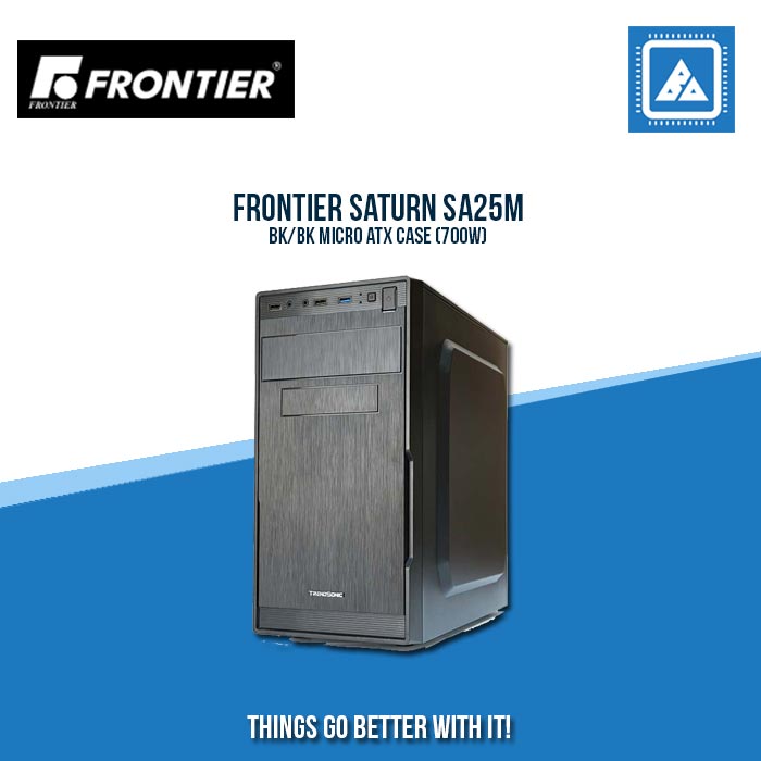 FRONTIER SATURN SA25M BK/BK MICRO ATX CASE (700W) – BlueArm Computer Store