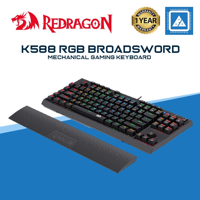 Redragon K588 RGB Broadsword Mechanical Gaming Keyboard – BlueArm ...