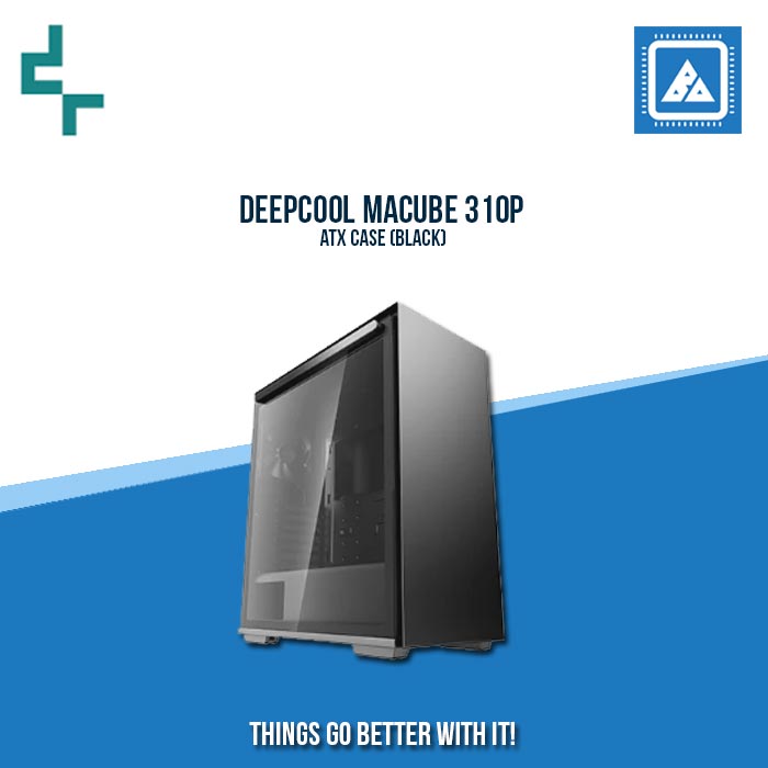 DEEPCOOL MACUBE 310P ATX CASE (BLACK) – BlueArm Computer Store