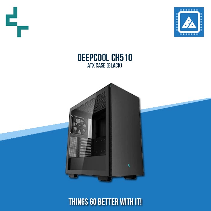 DEEPCOOL CH510 ATX CASE (BLACK) – BlueArm Computer Store