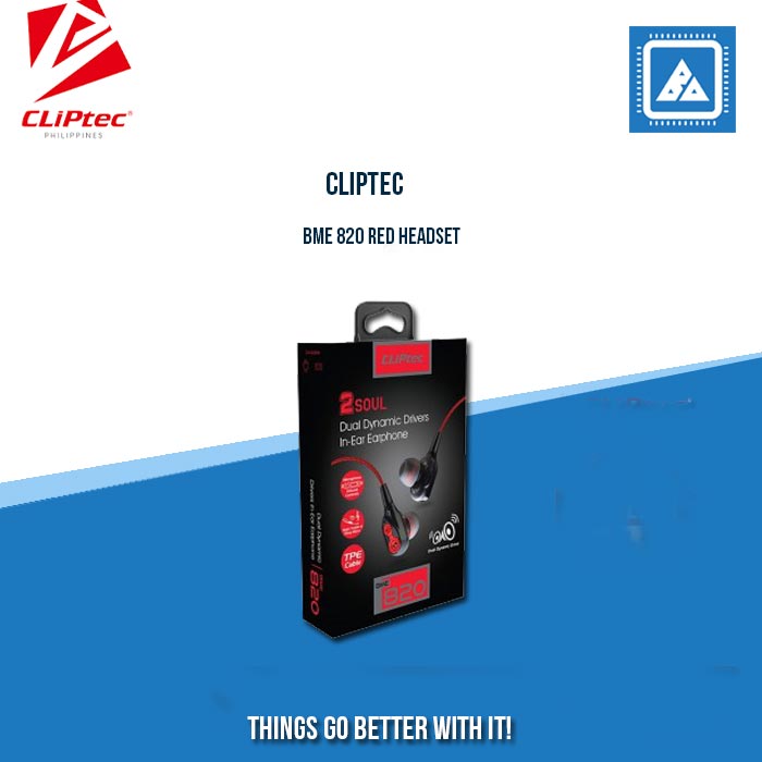 CLIPTEC BME 820 RED HEADSET – BlueArm Computer Store