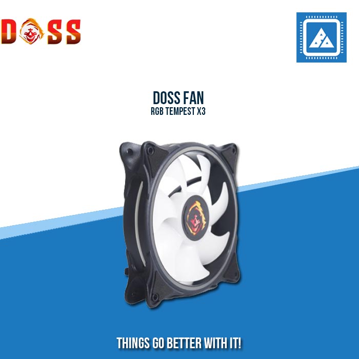 DOSS FAN RGB TEMPEST X3 – BlueArm Computer Store