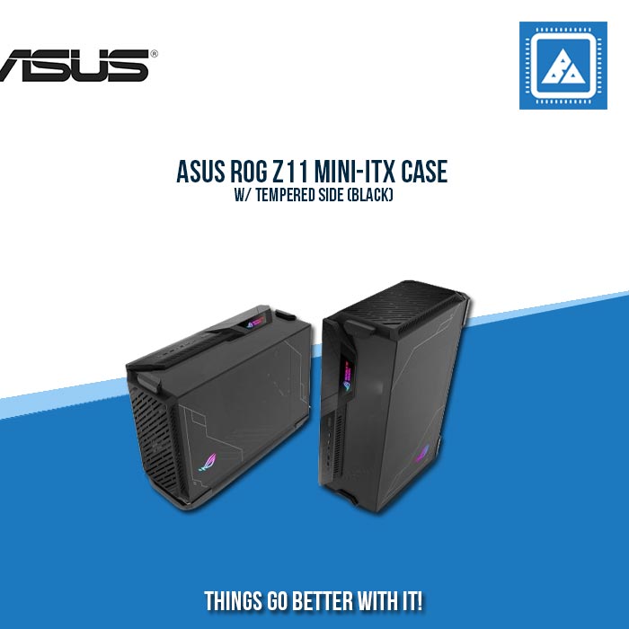 ASUS ROG Z11 MINI-ITX CASE W/ TEMPERED SIDE (BLACK) – BlueArm Computer ...