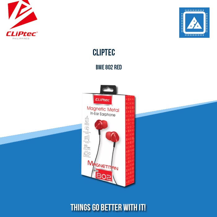 CLIPTEC BME 802 RED HEADSET – BlueArm Computer Store