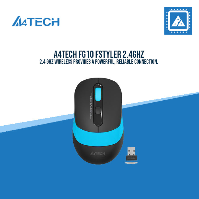 A4TECH FG10 FSTYLER 2.4GHZ WIRELESS OPTICAL MOUSE – BlueArm Computer Store