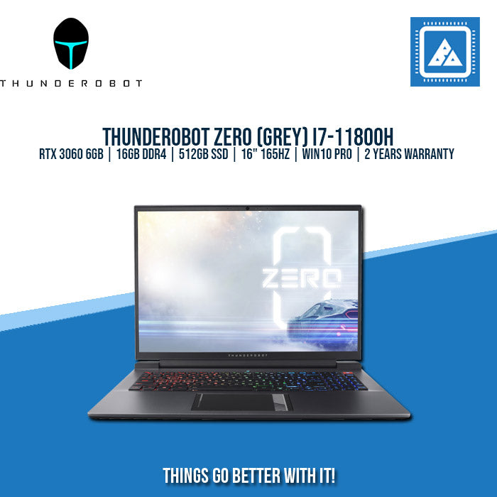 THUNDEROBOT ZERO (GREY) | I7-11800H | RTX 3060 6GB | Best for Freelanc ...